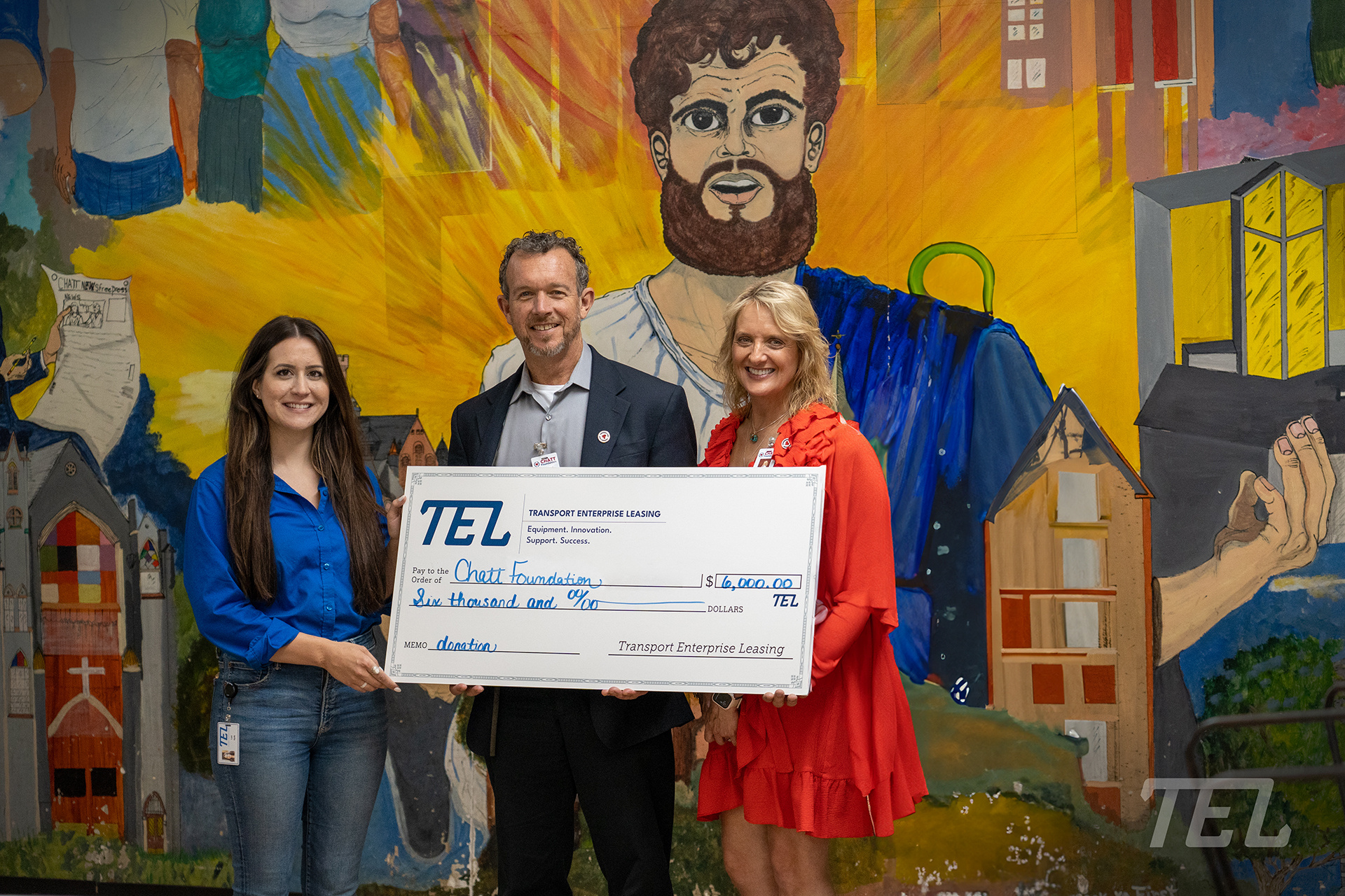 TEL Donates to Chatt Foundation to Help Chattanoogans in Need