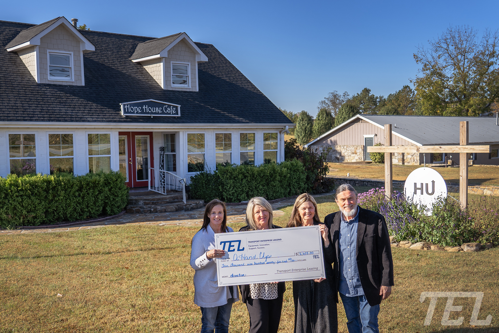 TEL Supports A Hand Up Ministry with Recent Donation